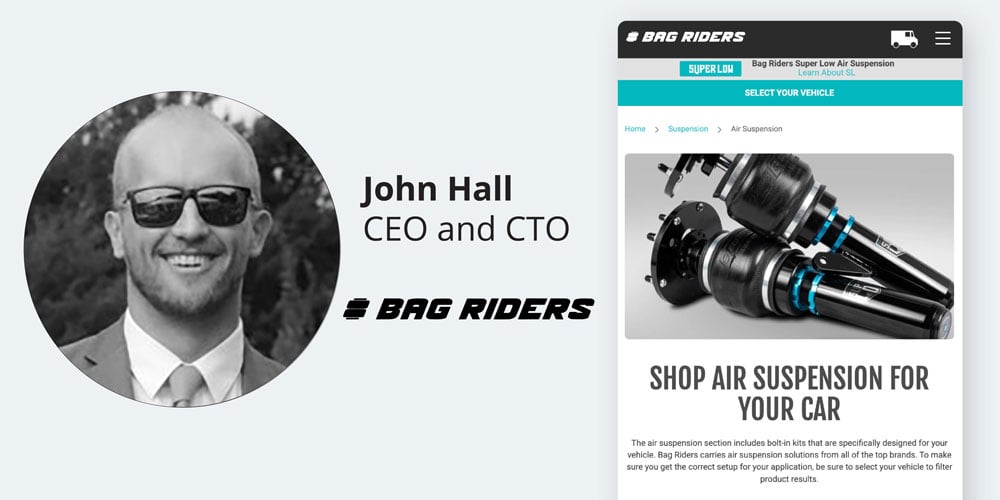 Bag Riders - JetRails Managed Hosting